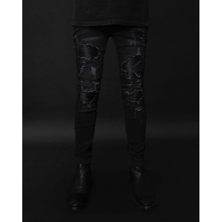 Jual Rucas Season 8 Black Caviar Leather Jeans Delivery II | Shopee ...