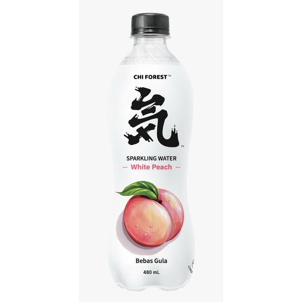 Jual Chi Forest Sparkling Water White Peach 480ml Minuman Soda Bebas Gula | Shopee Indonesia