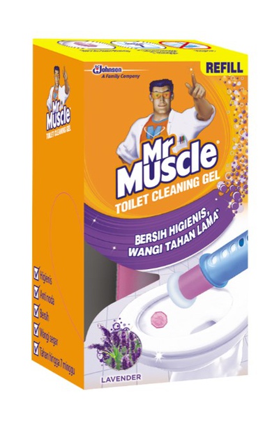 Jual Mr. Muscle Toilet Cleaning Gel Lavender Refill 36 ml Indonesia ...