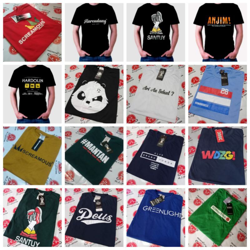 KAOS DEWASA/KAOS MURAH/KAOS DISTRO/KAOS SUNDA 100RB/4 PCS BEBAS PILIH ... KAOS DEWASA/KAOS MURAH/KAOS DISTRO/KAOS SUNDA 100RB/4 PCS BEBAS PILIH ...