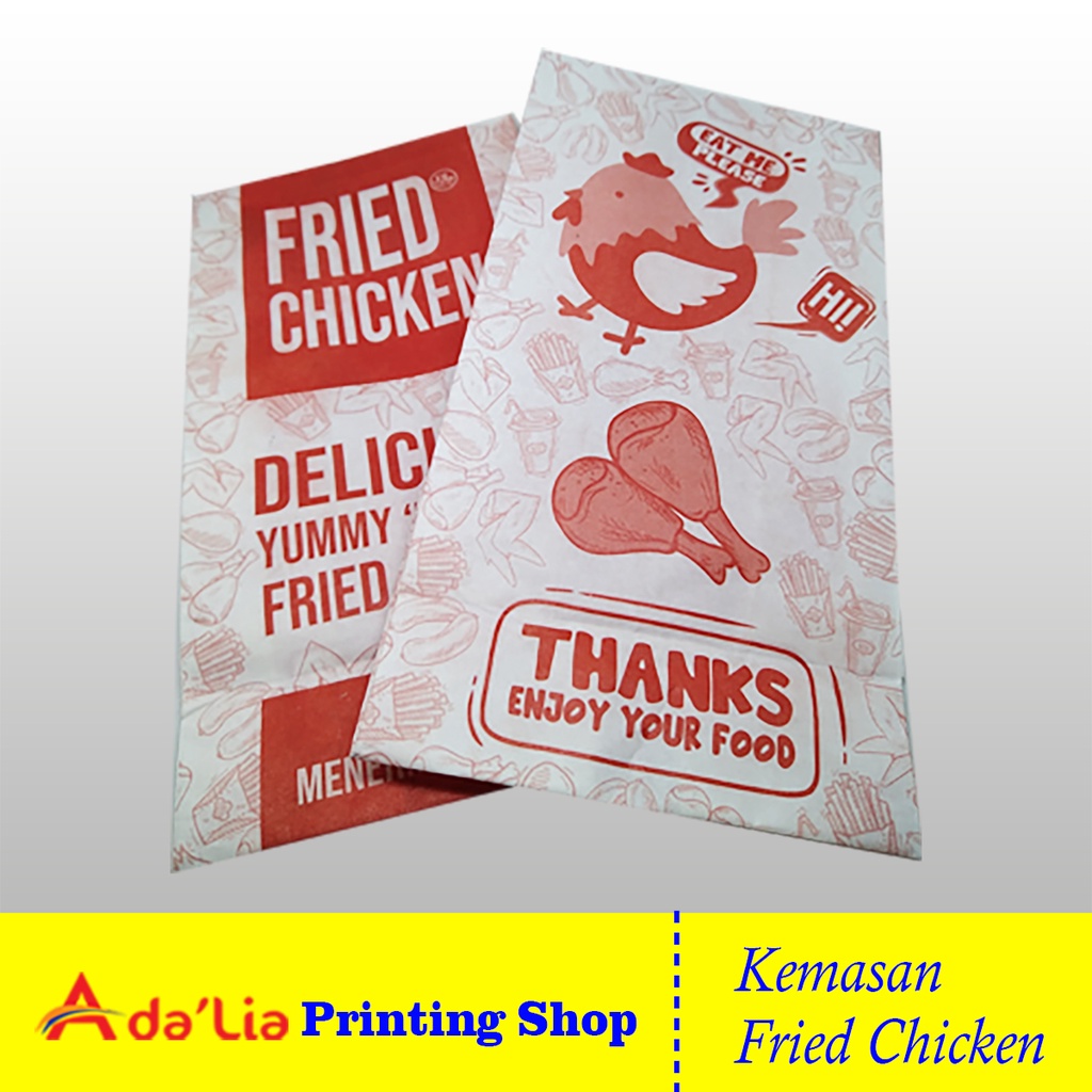Jual Kantong Kemasan Bungkus Fried Chicken Kebab Kentang Goreng Donat ...