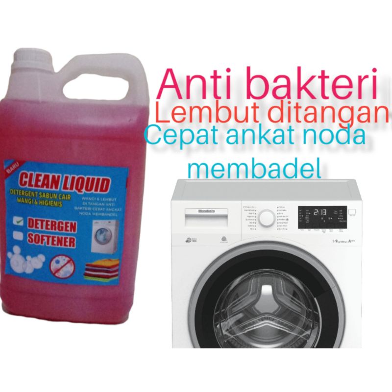 Jual detergent sabun cuci pakeian 5 liter cocok buat laundry atau ...