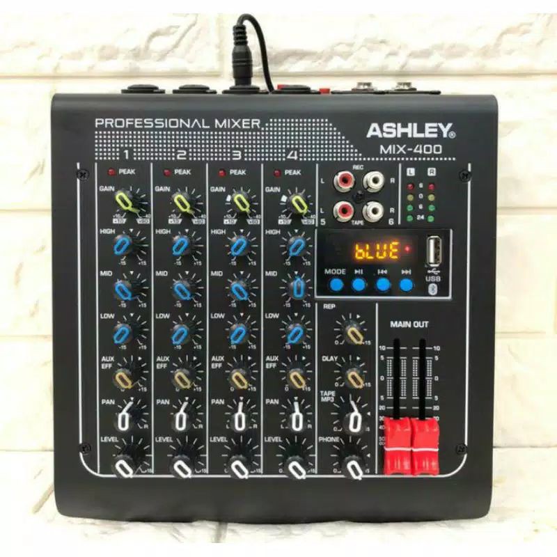 Jual Mixer ashley mix400 mix 400 usb bluetooth otiginal | Shopee Indonesia