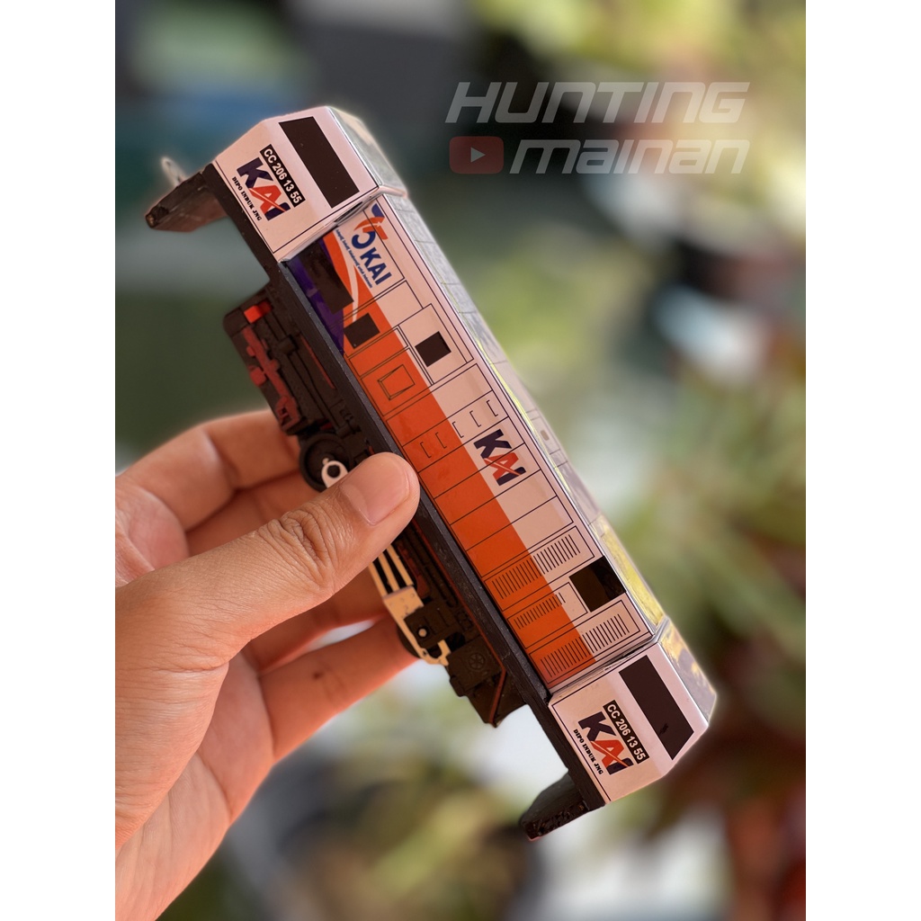 Jual Mainan Kereta Api Indonesia Lokomotif Cc 206 Mesin Miniatur