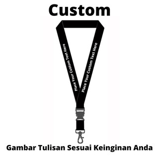 Jual [Kampus Merdeka] Tali Lanyard Custom / Custom Lanyard Name Tag ...