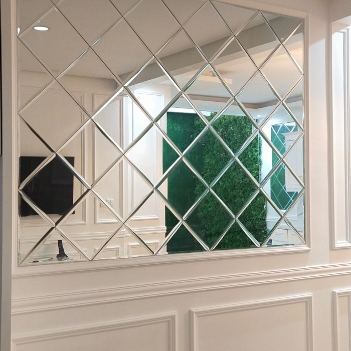 Jual Kaca Cermin Moulding Ukuran 112cm x 140cm / Satu Paket Kaca Cermin ...