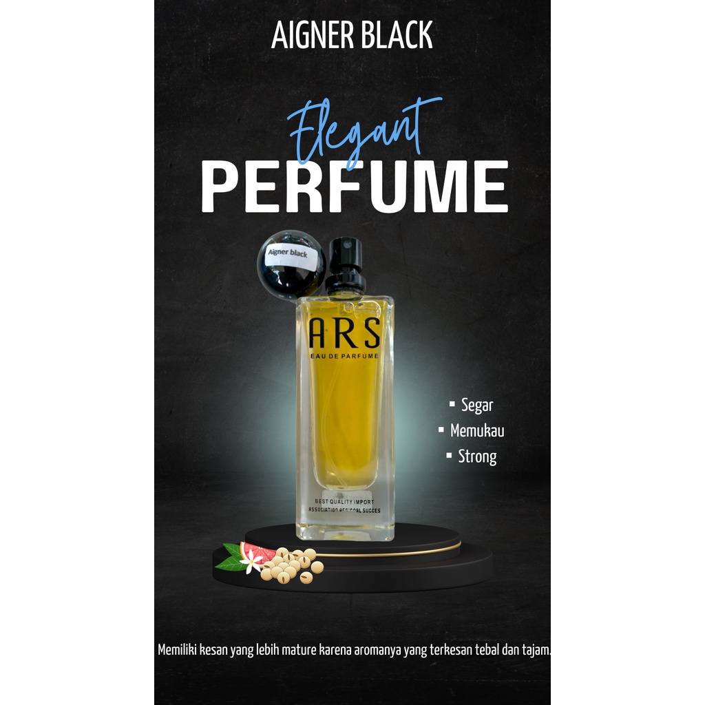 Jual PARFUM AIGNER BLACK MAN | ARS PARFUME 35ml | Shopee Indonesia