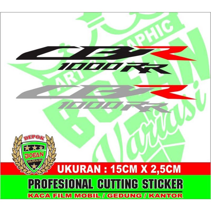 Jual Cutting sticker CBR 1000RR Tulisan CBR 1000RR | Shopee Indonesia