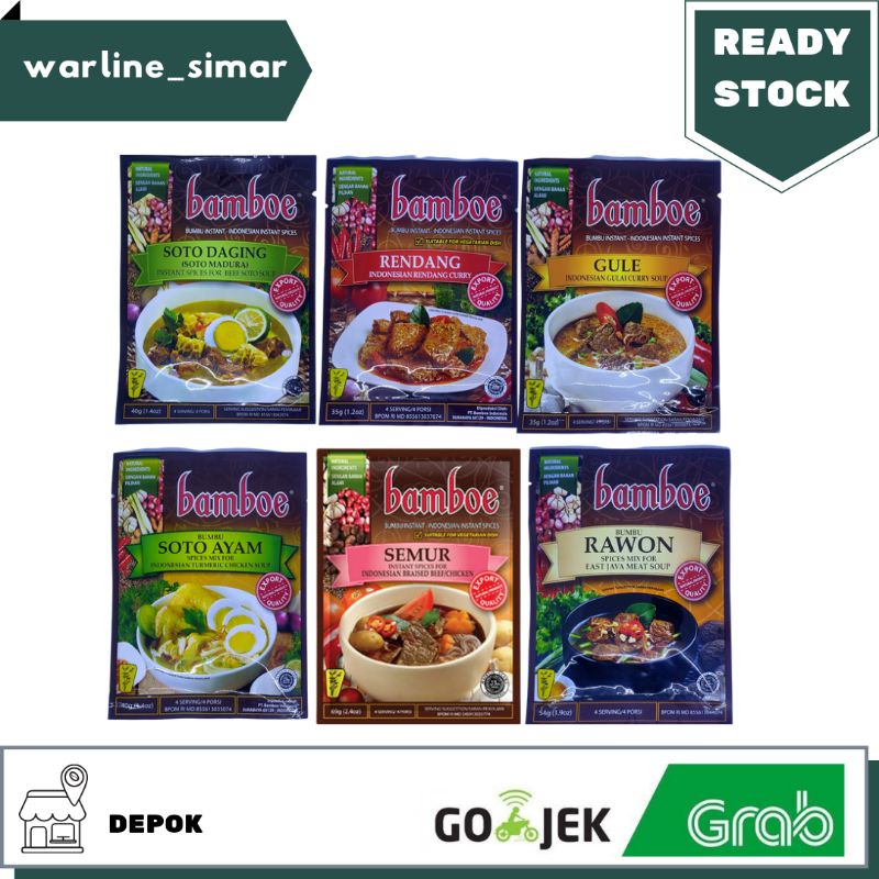 Jual Bumbu Bamboe Instan Sachet Soto Ayam Soto Daging Rawon Semur Gule ... Jual Bumbu Bamboe Instan Sachet Soto Ayam Soto Daging Rawon Semur Gule ...