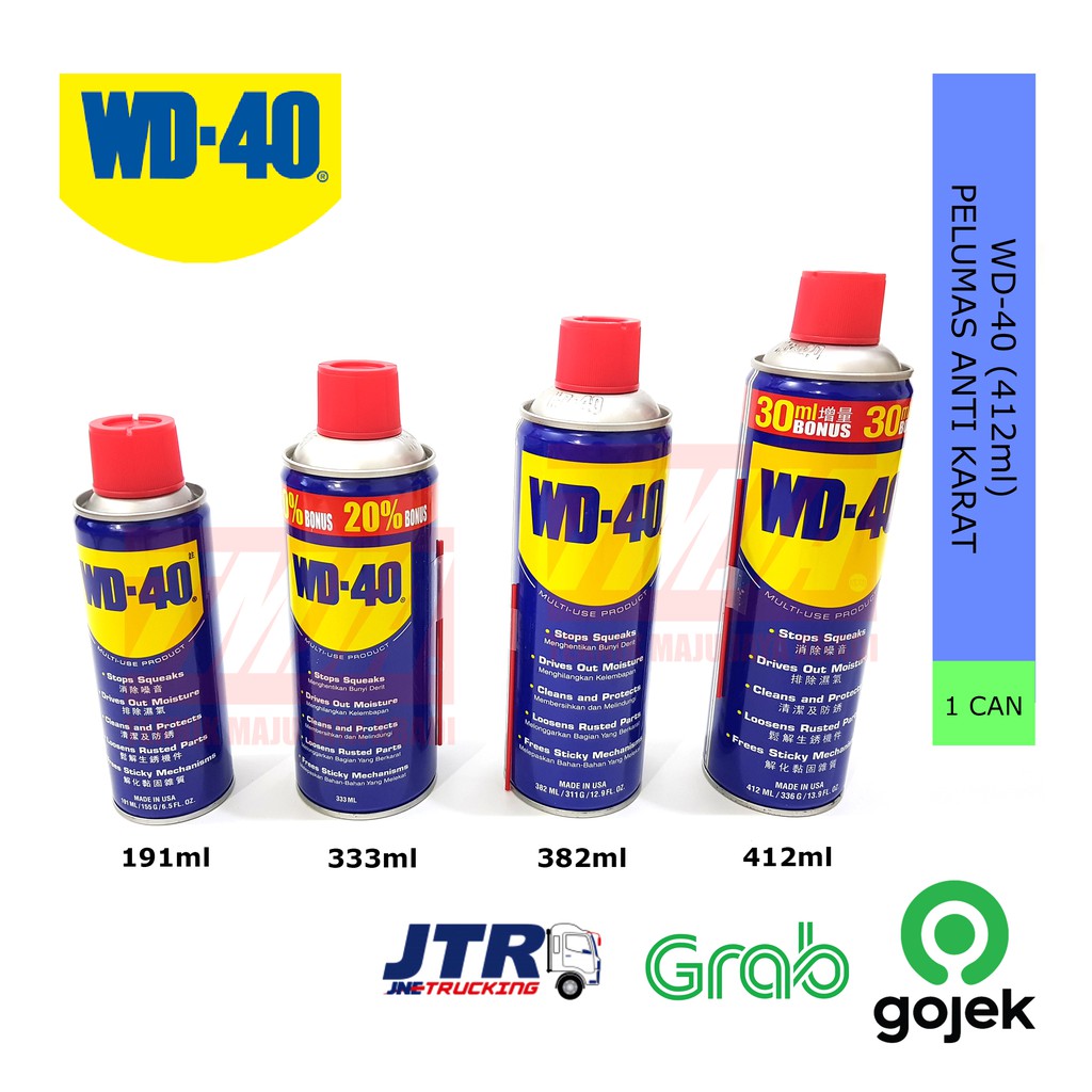 Jual WD-40 Pelumas Anti Karat WD40 (412ml) | Shopee Indonesia