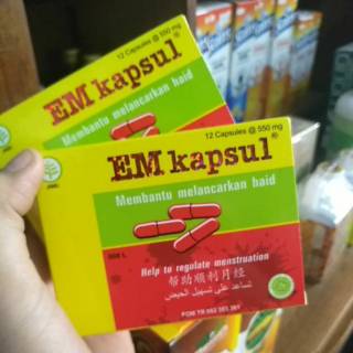 Jual EM Kapsul ( Membantu Melancarkan Haid ) | Shopee Indonesia