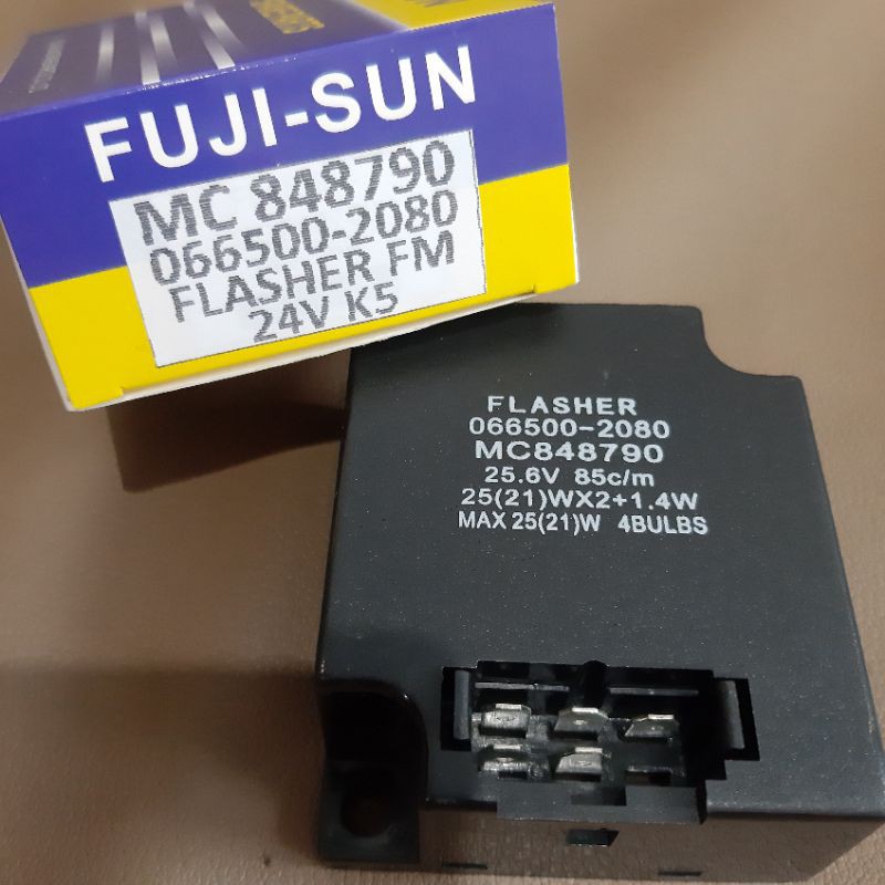 Jual Flasher Mitsubishi Fuso 24V Kaki 5 FujiSun MC 848790 066500-2080 ...