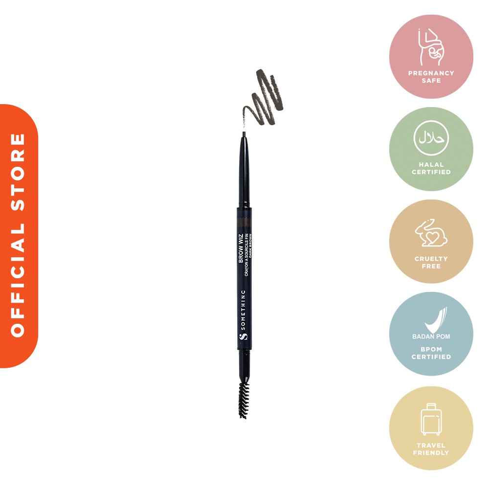 MSBB - Somethinc Brow Wiz Retractable Dark Brown - My Skin But Better