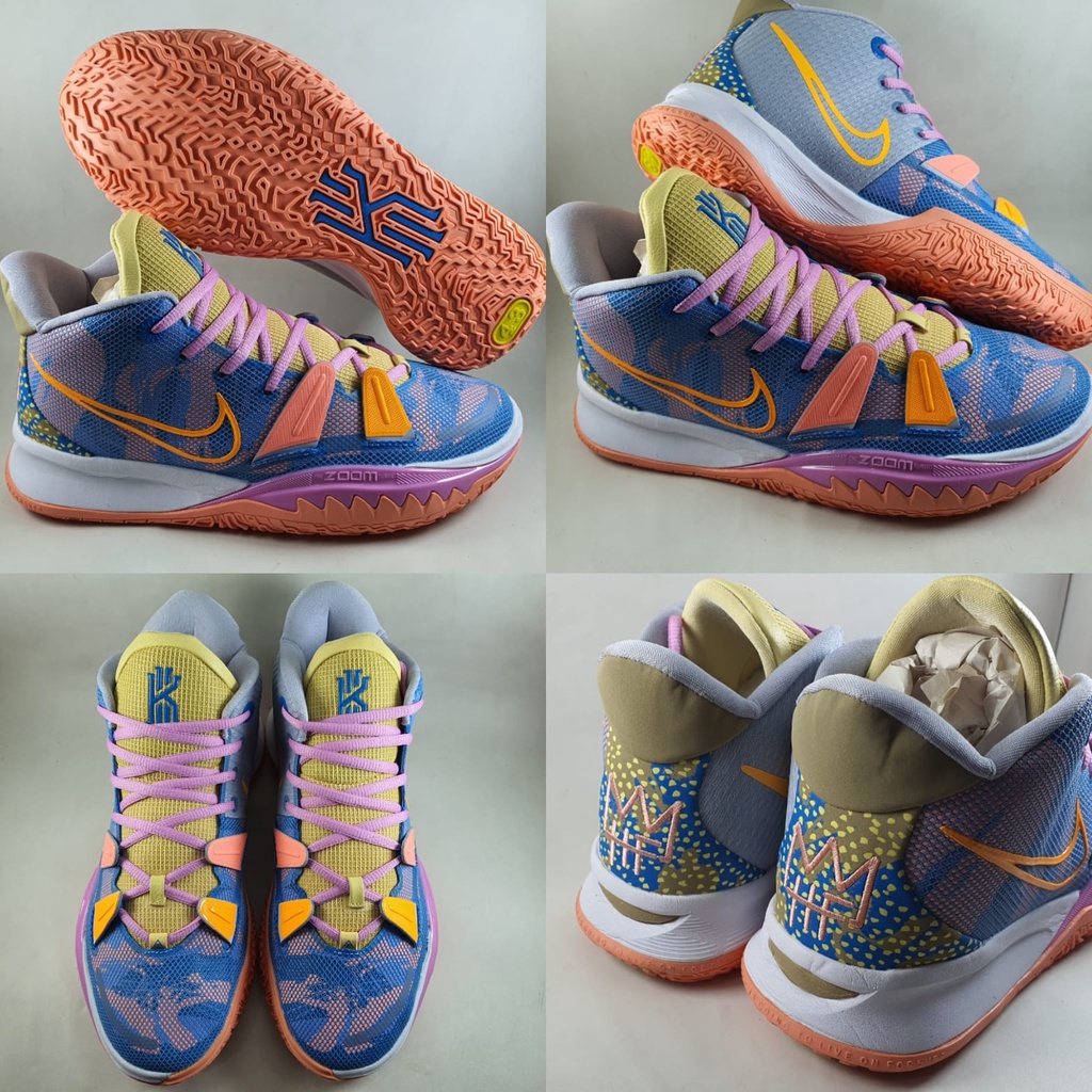Jual Sepatu Basket Nike Kyrie Irving7 Expressions Low Blue Peach ...