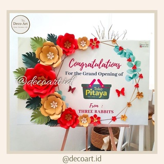 Jual Papan Bunga Kertas / Karangan Bunga Jakarta Tangerang Soft Opening ...