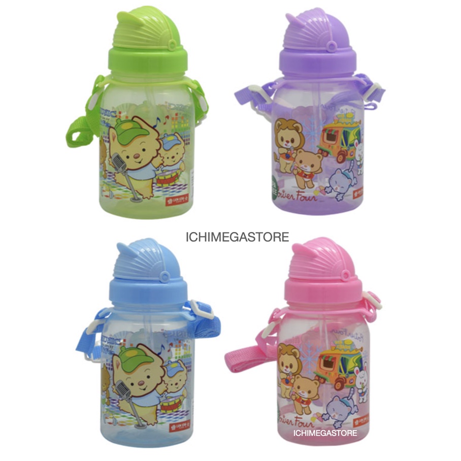 Jual Botol Minum Anak 400 ml / Tempat Minum Anak / Botol Air Anak dengan Sedotan BPA Free ...