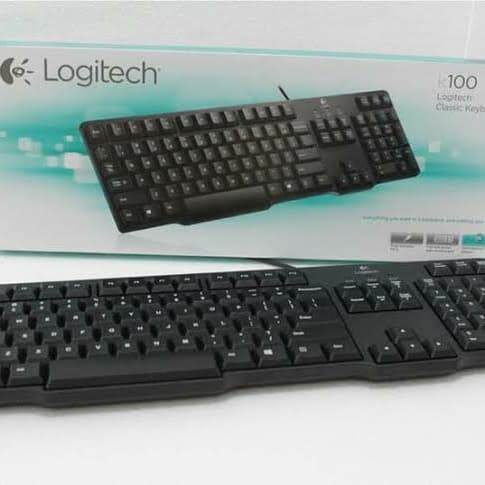 Jual Keyboard Logitech K100 PS/2 Original | Shopee Indonesia