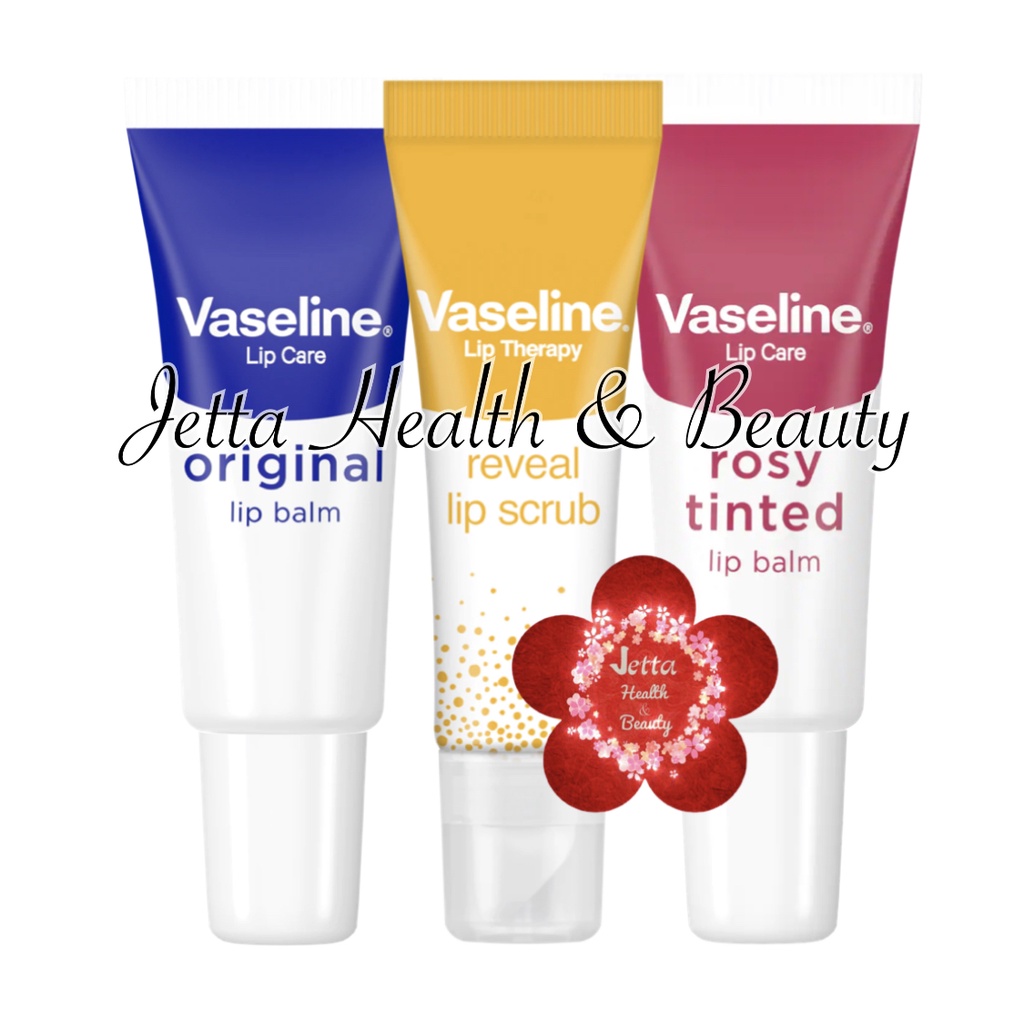 Jual Vaseline Lip Care Pelembab Pencerah Bibir Original or Rosy Tinted Lip Balm 10g or Vaseline ...