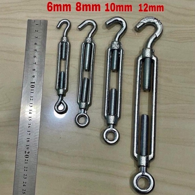 Jual Span drat 8mm skrup kotrek 8 m jarum keras 5/16" jarum besi ...