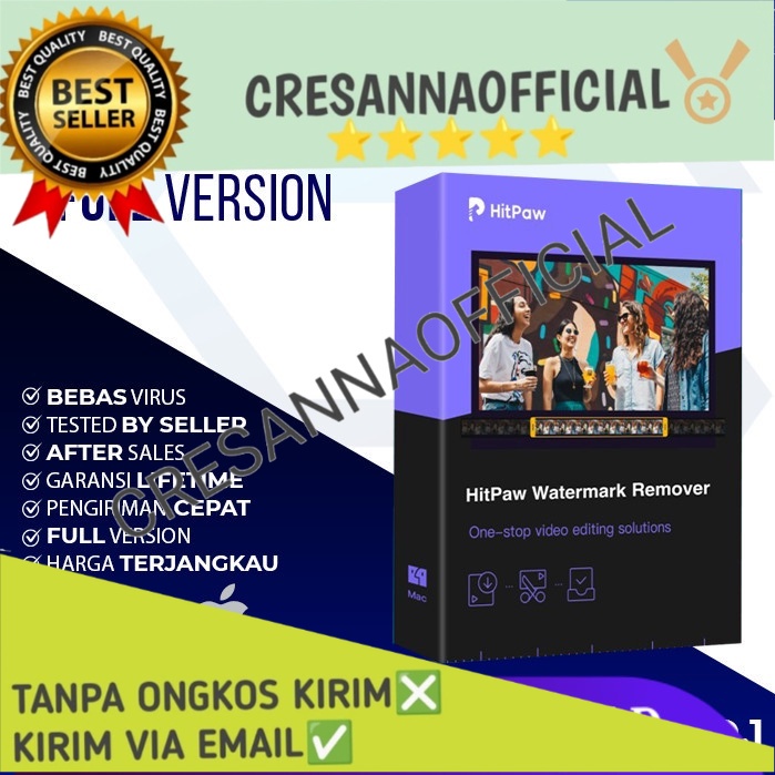 Jual Terbaru Software Penghilang Watermark: HitPaw Watermark Remover 1 [WIN &MAC] - WINDOWS Full ...