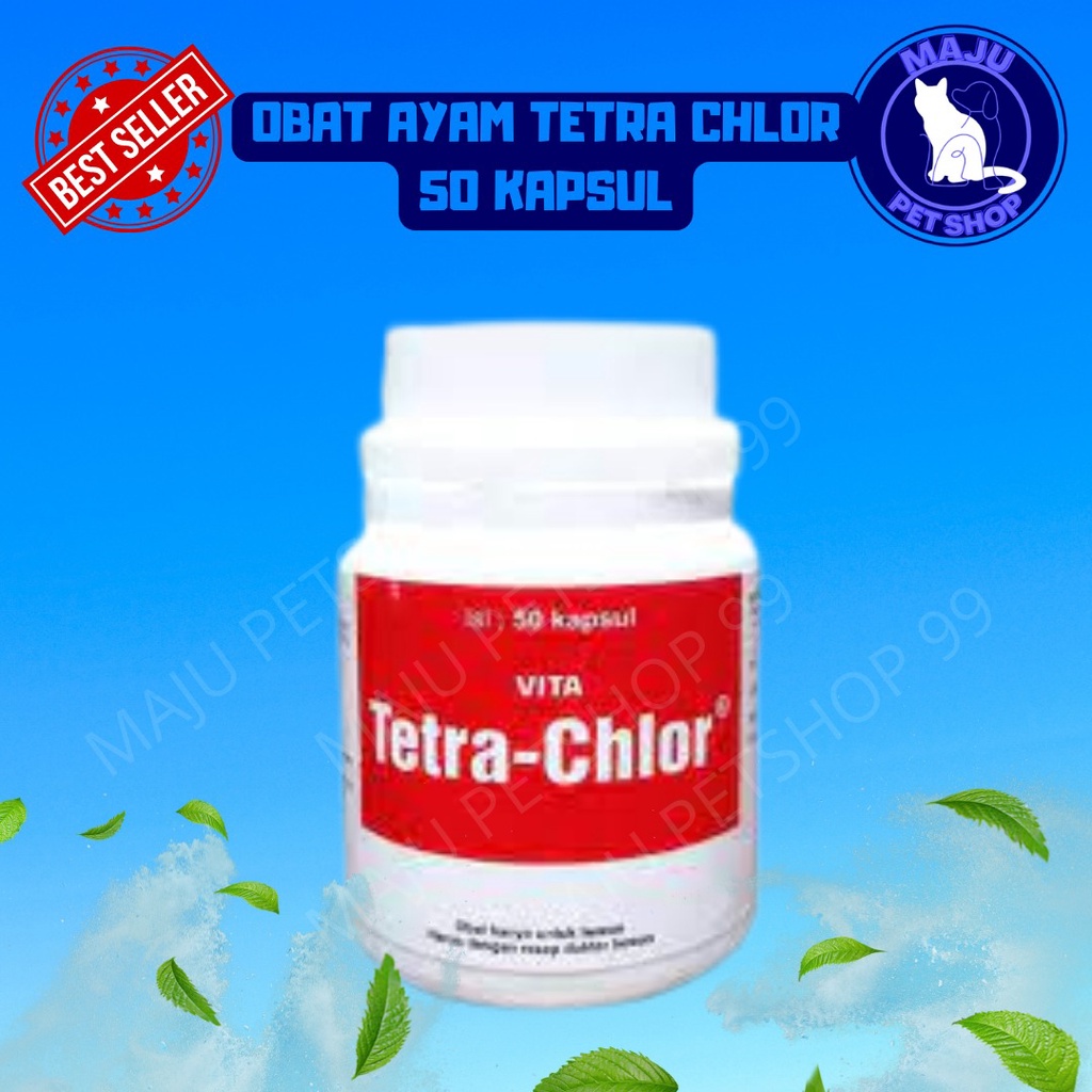 Jual OBAT AYAM TETRA CHLOR 50 KAPSUL | Shopee Indonesia