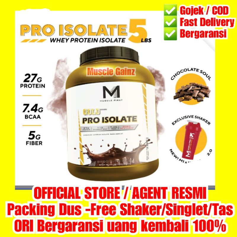 Jual Muscle First M1 Pro Isolate 5lbs Whey Protein Isolate Susu Protein ...