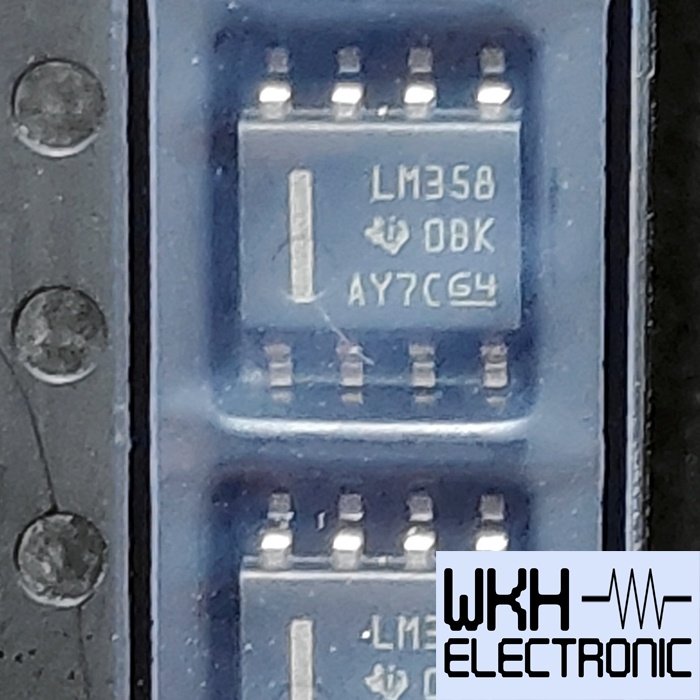Jual ORIGINAL SMD LM358 LM358DT LM358DR Dual Operational Amplifier Sop-8 | Shopee Indonesia
