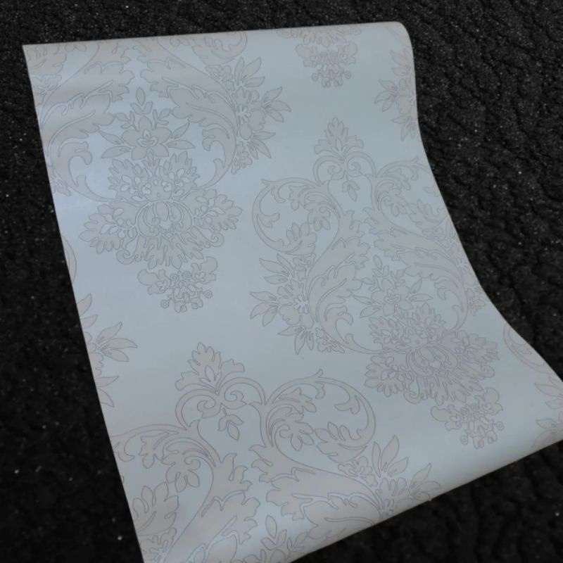 Jual Wallpaper stiker motif batik silver hitam | Shopee Indonesia