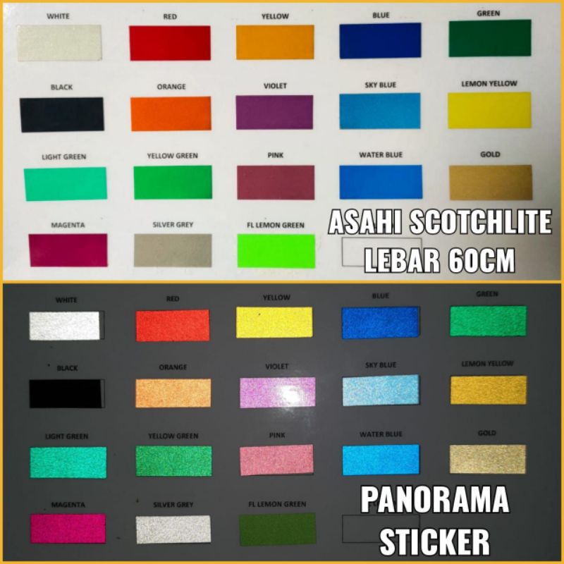 Jual ASAHI Scotchlite Sticker Reflective Lebar 60cm | Shopee Indonesia