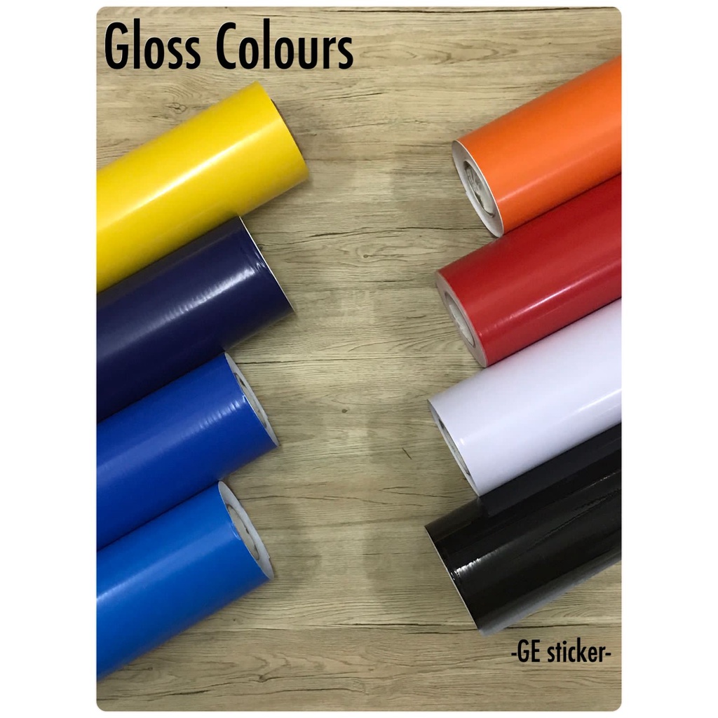 Jual Sticker Vinyl Glossy Matte 120 cm x 100 cm stiker aquarium skotlet ...