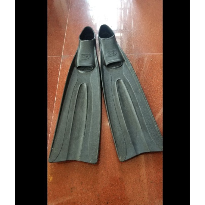 Jual problue fins kaki katak fin semi long full rubber | Shopee Indonesia