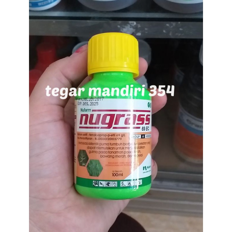 Jual Herbisida nugrass 100ml racun gulma untuk tanaman Nugras / nukgras ...