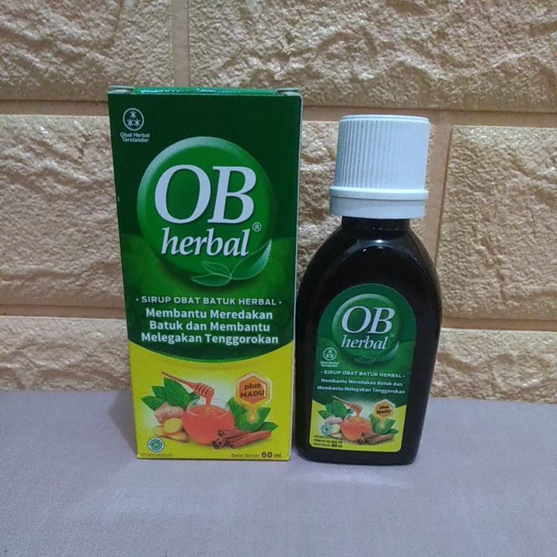 Jual OB herbal 60ml syrup obat batuk herbal | Shopee Indonesia