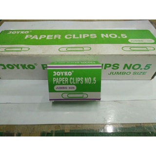Jual Klip Besar Paper Clips Joyko no 5 Jumbo size | Shopee Indonesia