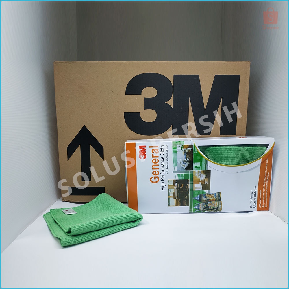 Jual 3M Lap Microfiber Hijau - Box | Shopee Indonesia