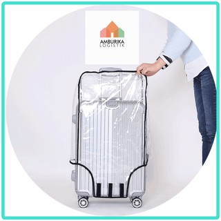 Jual COVER KOPER / LUGGAGE COVER / SARUNG KOPER BAHAN TRANSPARAN 20 ...