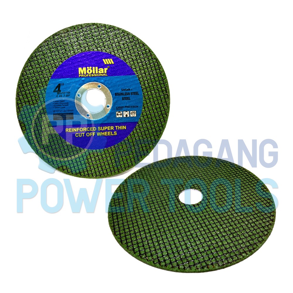 Jual MOLLAR 4 X 1 MATA GERINDA POTONG BESI STAINLESS CUTTING WHEEL ...
