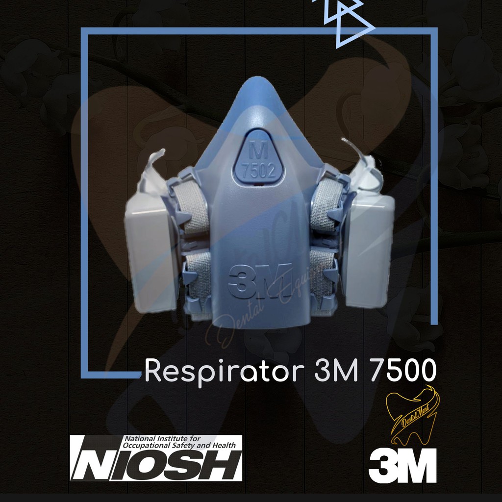 Jual Masker 3M Respirator 7502 + Filter P100 7093 ( alternatif N95 ...