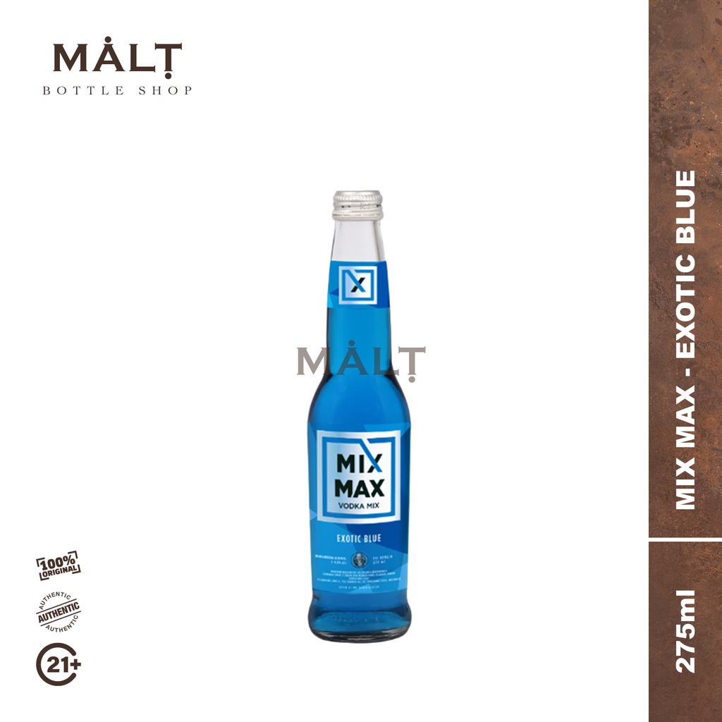 Jual Beer Mix Max Ecotic Blue 275 Ml | Shopee Indonesia