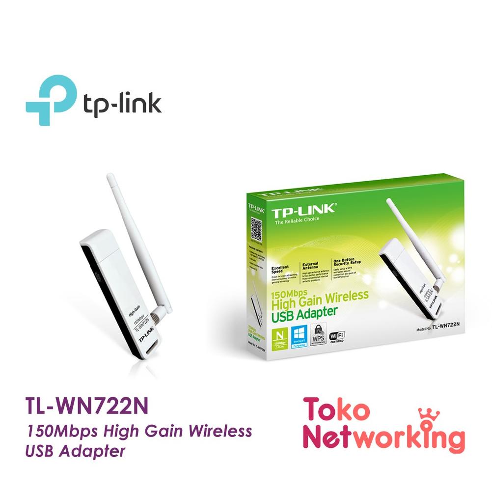Jual Tp-Link Tl-Wn722N : 150Mbps High Gain Wireless Usb Adapter Tplink ...