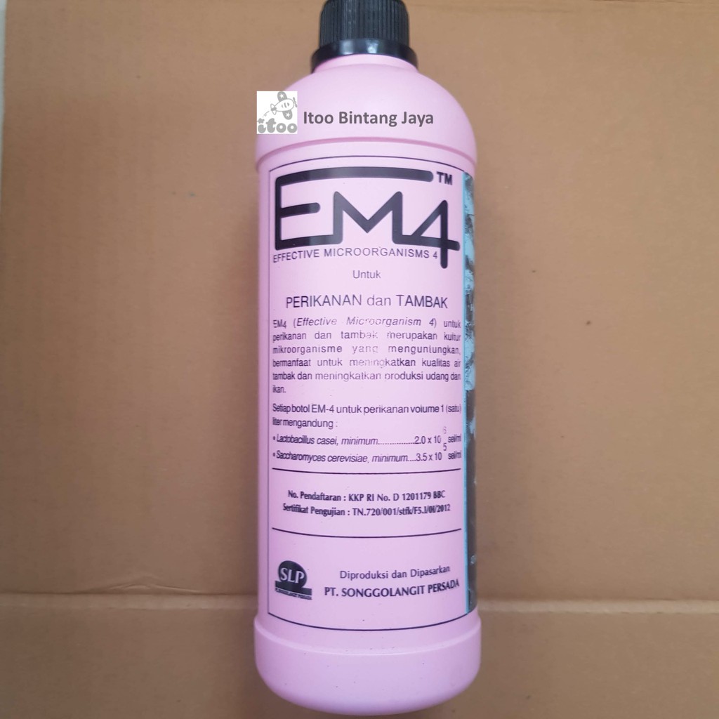 Jual Pupuk Organik EM4 Perikanan 1 Liter Untuk Tambak | Shopee Indonesia