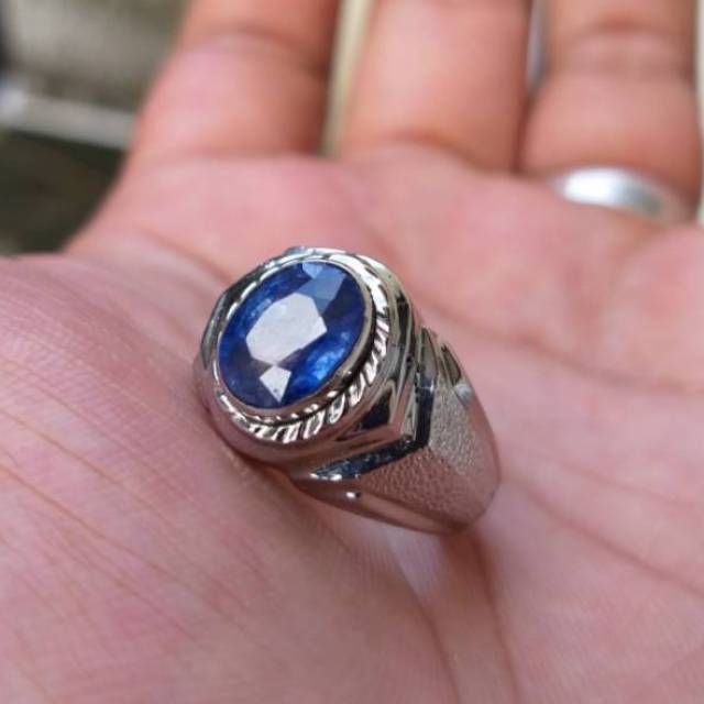 Cincin Ikat Batu Akik dan Permata Emban Monel Custom Hand Made Tebal ...