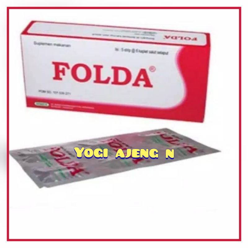 Jual FOLDA Folic Acid per strip (6 kapsul) Indonesia|Shopee Indonesia