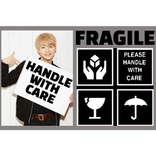 Jual CUTE FRAGILE STICKER/STICKER FRAGILE KPOP/STICKER FRAGILE KEMASAN ...