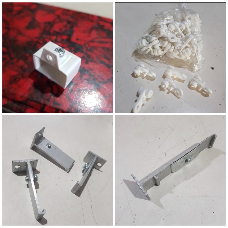 Jual Bracket breket pegangan kaki tutup baut endcup roda gorden rel ...