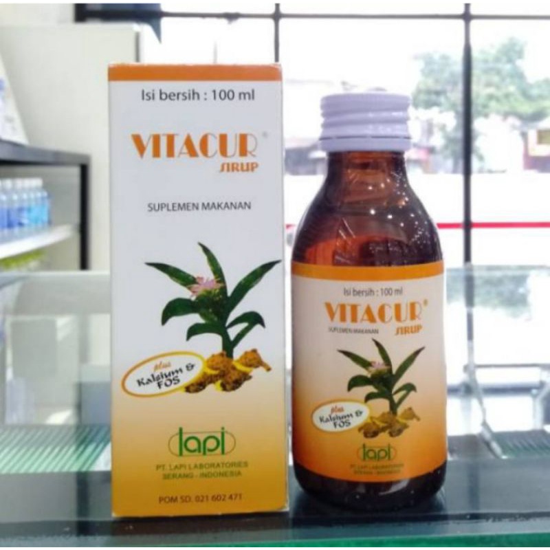 Jual VITACUR SYRUP SUPLEMEN MAKANAN 100 ML | Shopee Indonesia