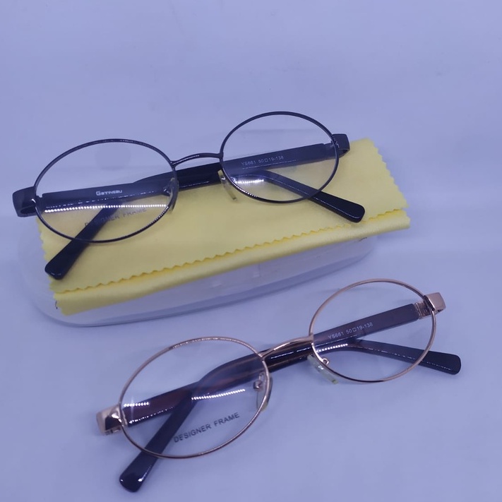 Jual kacamata baca frame ovale lonjong lensa antiradiasi kaca atau mika ...