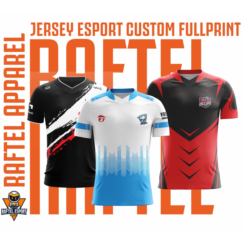 Jual Jersey baju Gaming game Esport Custom Full Printing murah ( bisa ...