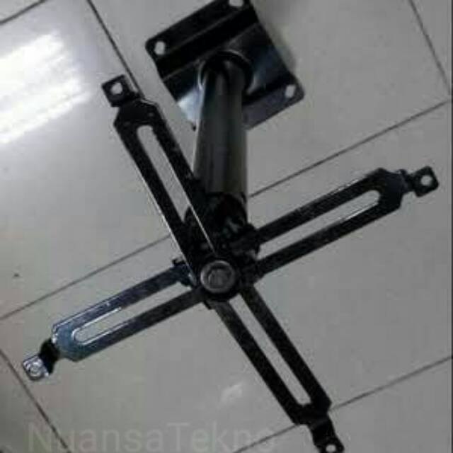 Bracket lcd proyektor universal 85 cm hitam / breket proyektor gantung ...