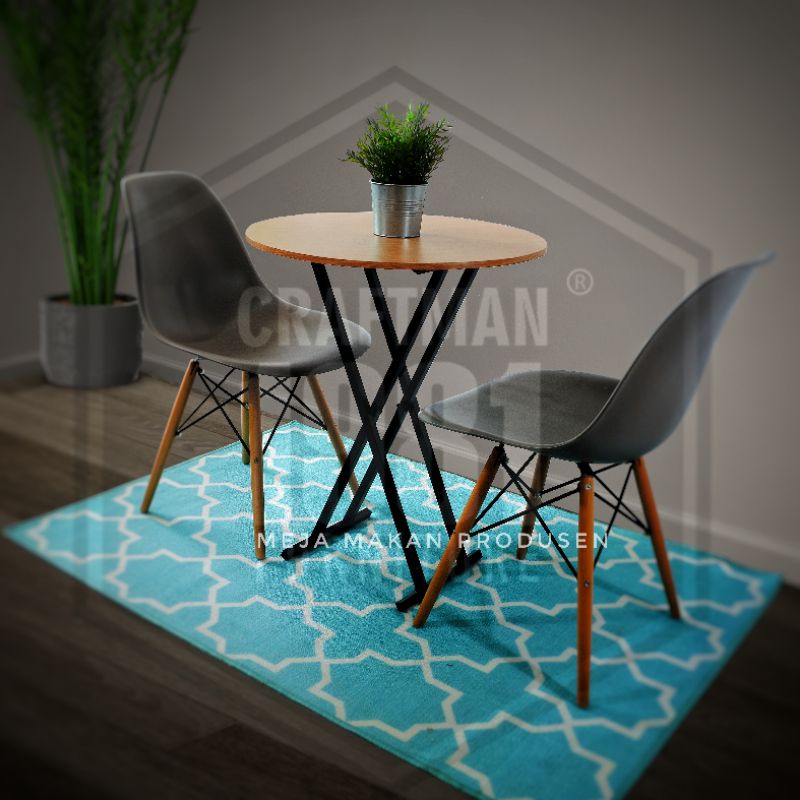 Jual Meja Lipat Bulat D60 Meja Resto Meja Mini Bar Meja Kopi Meja Makan ...